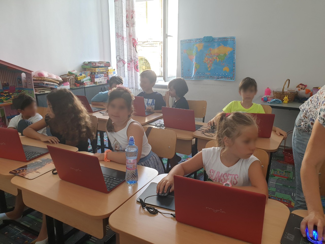 Curs de programare copii Fritzi After School Timișoara - Jocul cu mâncare
